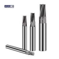 China Carbide Thread Milling Tool UN BSP NPT Metric Thread Mill Cutter For Steel / Titanium for sale