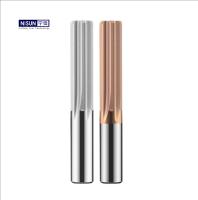 China HSS Carbide Tungsten Steel straight flute reamer Spiral Straight Coolant Hand Tools for sale