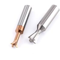 China Dovetail Milling Cutter End Mill Groove Slot 48 60 90 Degree Carbide M2 HSS M35 PM for sale