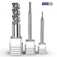 China Solid Carbide HSS HSCO PM End Mill Milling Cutter Two Flutes For Aluminum Steel for sale