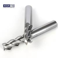 China Solid Carbide HSS HSCO PM End Mill Milling Cutter Two Flutes For Aluminum Steel for sale