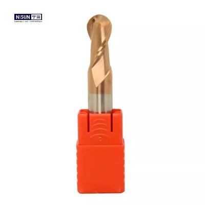 China High Precision Ball Nose End Mills Milling Tools For Machining Unalloyed Steels for sale