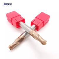 China High Precision Ball Nose End Mills Milling Tools For Machining Unalloyed Steels for sale