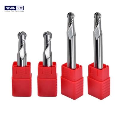 China Precision Solid Carbide Ball Nose End Mill Milling Cutter M2 HSS PM For Aluminum for sale