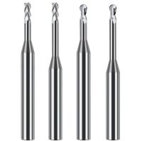 China Precision Solid Carbide Ball Nose End Mill Milling Cutter M2 HSS PM For Aluminum for sale