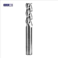 China Spiral Solid Carbide M2 HSS PM Corner Radius Milling Cutter For Aluminum Woodworking for sale