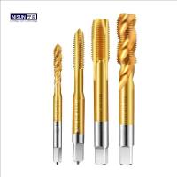 China M2 HSS M35 PM Spiral Cutting Taps Threading Tools UN BSP Metric 2 Flutes for sale