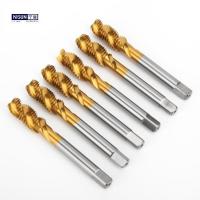 China M2 HSS M35 PM Spiral Cutting Taps Threading Tools UN BSP Metric 2 Flutes for sale