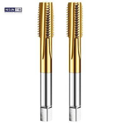 China Two Flutes Thread Cutting Hand Taps M2 HSS M35 PM Customized Size for sale
