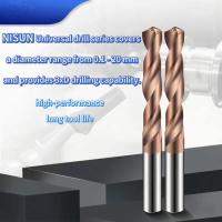 China Alloy Solid Carbide Drill Bits Drilling Tools Tungsten Steel Precision Twist Drill 5D for sale