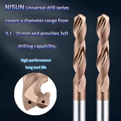 China Alloy Solid Carbide Drill Bits Inner Coolant Drilling Tools Tungsten Steel Precision Twist Drill 3D for sale