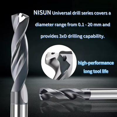 China Alloy Solid Carbide Drill Bits Inner Coolant Drilling Tools Tungsten Steel Precision Twist Drill 5D for sale