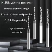 China Alloy Solid Carbide Micro Drill Bits Drilling Tools Tungsten Steel Precision Twist Drill 5D for sale