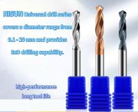 China Alloy Solid Carbide Micro Drill Bits Drilling Tools Tungsten Steel Precision Twist Drill 5D for sale