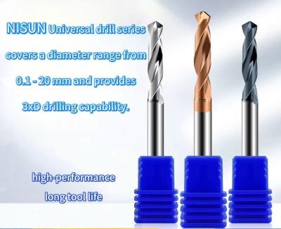 China Alloy Solid Carbide Micro Drill Bits Drilling Tools Tungsten Steel Precision Twist Drill 5D for sale