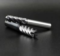 China HRC55 Carbide End Mill Four Flutes 4F Dia 14mm 16mm Shank Endmill Carbide 4 Flutes Solid Tungsten milling cutter steel for sale