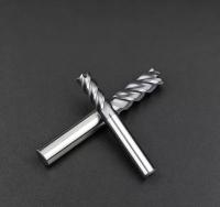 China HRC55 Carbide End Mill Four Flutes 4F Dia 14mm 16mm Shank Endmill Carbide 4 Flutes Solid Tungsten milling cutter steel for sale