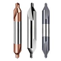 China 60 90 120 Degree Carbide Center Drill Bits Drilling Tools Countersink Tungsten Steel Coating Chamfer Tool for sale