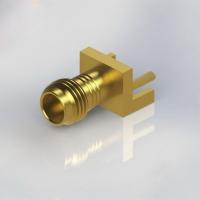 China 3.5mm RF Coaxial Cable Connector Female PCB Edge Mount 34GHz 50Ω with 0.005