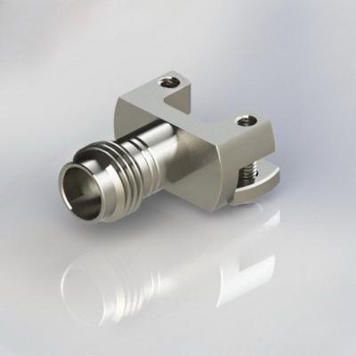 China 3.5mm PCB Edge Launch RF Coaxial Connector Female 34GHz 50Ω with Solderless Design and 500+ Cycle Durability for sale