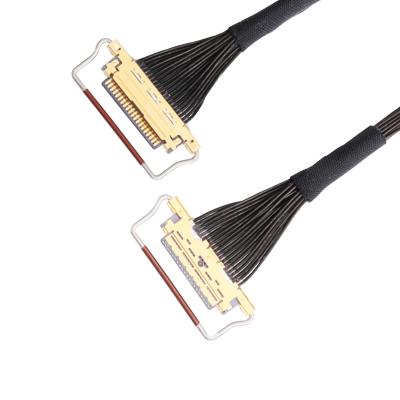 China Oem Lvds Cable Assembly 0.5mm Pitch 20453-220t-03 Horizontal mating type micro-coaxial connector for sale