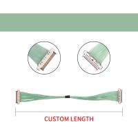 China KEL 0.4mm Pitch Micro Coaxial Cable USL20-30SS-010-C 30 Pin 40 Pin Slim Plug Design for sale