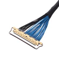 China 20633-250T-01S 50P 0.4mm pitch Horizontal mating type Micro-coaxial connector with mechanical lock for sale
