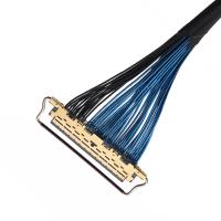 China 20633-250T-01S 50P 0.4mm pitch Horizontal mating type Micro-coaxial connector with mechanical lock for sale