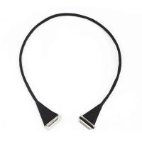 China Custom 0.4 Mm Pitch  20788 20679 30pin 40pin 50pin 60pin Micro Coaxial Connector Emi Shield Lvds Cable for sale