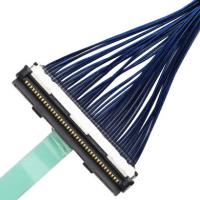 China DF80-40P-0.5SD LVDS LCD eDP Cable Assembly 0.5mm Pitch 40 Position Micro Coaxial Connector for sale