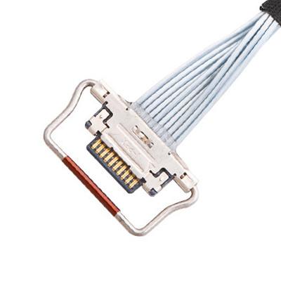 China EDP LVDS Coaxial Cable 38AWG 10Pin  0.4mm Pitch 20633-310T-01S for sale