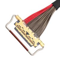 China UL EDP LVDS Coaxial Cable 0.4mm Pitch 20633-220T-01S 20 Pin Custom length for sale