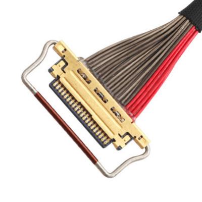China UL EDP LVDS Coaxial Cable 0.4mm Pitch 20633-220T-01S 20 Pin Custom length for sale
