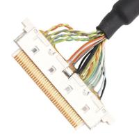 China 0.5mm Pitch ACES 50204-040 1 1-002 To JST SHDR-40V-S-B LVDS Cable Assembly for sale