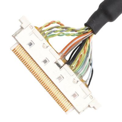 China 0.5mm Pitch ACES 50204-040 1 1-002 To JST SHDR-40V-S-B LVDS Cable Assembly for sale