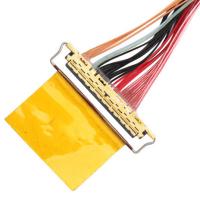 China 36AWG Lvds Cable Assembly I  20453-240t-01 To 20453-240t-01 40P 0.4mm Pitch for sale