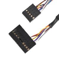 China Custom Wire Harness Molex 22552101 10pos Dual Row Skylake Ig Gigabyte Front for sale