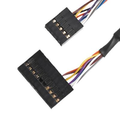 China Custom Wire Harness Molex 22552101 10pos Dual Row Skylake Ig Gigabyte Front for sale