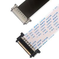 China 16 Pin FFC FPC Cable 0.5mm Pitch A-Type Connector 80°C 60V LVDS Display Cable for sale