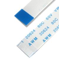 China 16 Pin 0.5mm Pitch FFC FPC Cable AWM 20628 80C 60V for LVDS Display PCB Connection for sale