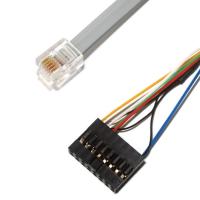 China Molex 901420016 6-Pin Cable Assembly with 2.54mm Pitch to RJ12 Network Connector - 16 Circuits, -55°C to +105°C Range for sale