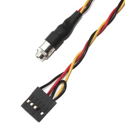 China Molex 22 55 2101 Custom Cable Harness 2.54mm Pitch 3.5mm Panel Mount Audio Jack for sale
