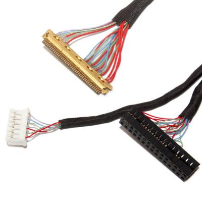 China 150MM edp Lvds Cable , ST PHR-6 TO  20454-040T 10.1