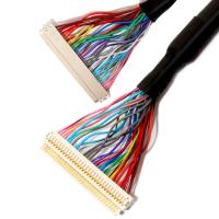 China 30-Pin LVDS Extension Cable Assembly DF19-30S to DF19-30S with 1mm Pitch and 85℃ Temperature Rating for sale