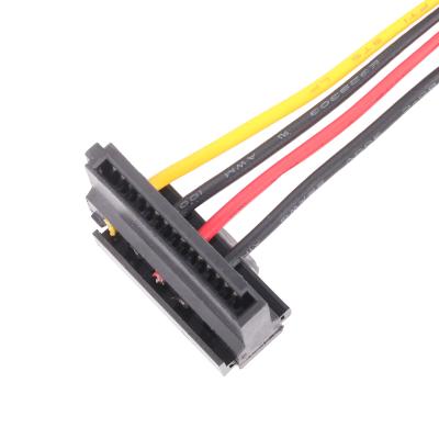 China SATA Custom Wire Harness E320444 UL1007 22AWG with 20M Ohm Insulation Resistance and ROHS Compliance for sale