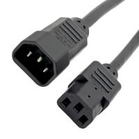 China C13 to C14 Power Cord 10A 250V 18 AWG for Data Center PDU Server Equipment for sale