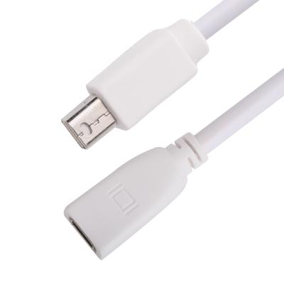 China C2G Mini DisplayPort Male to Female Cable 10ft White 4K UHD Resolution OEM/ODM Available for sale