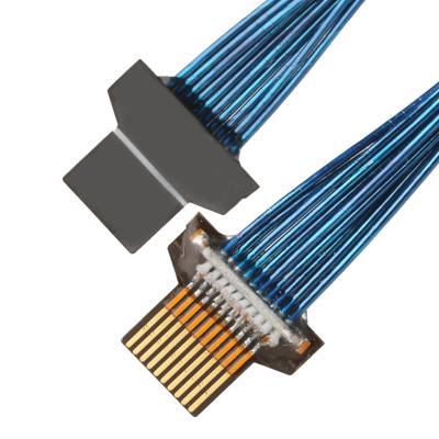 China FPC-010T-01 FFC FPC Cable Assembly with MINIFLEX 5-BFN II Connector 20542-010E-01 Weld Side Up - ROHS Compliant with ≤3.0 Ohms Resistance for sale