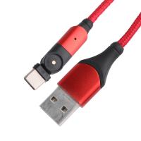 China 180 Degree Rotation USB 3.0 Type A to Type C Cable 1.5m Aluminum Shell with 480Mbps Data Transfer for sale