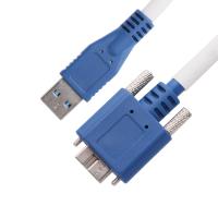 China Blue 5Gbps USB 3.0 to Micro B Charging Cable with Custom Length Options for Industrial Cameras for sale